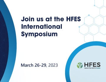Attend Our Presentation at the HFES International Symposium in Orlando, FL